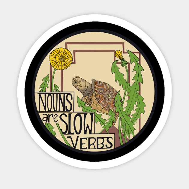Nouns are Slow Verbs Art Nouveau Inspired Design - Art Nouveau ...