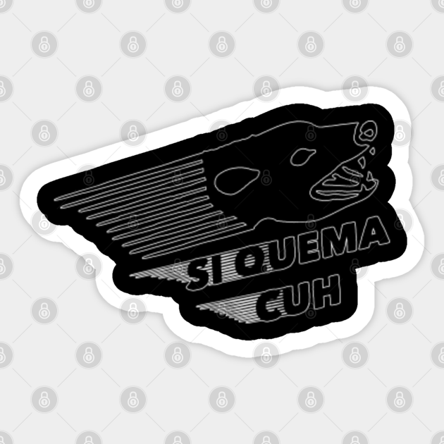 Si quema, cuh! - White hollow - Takuache - Sticker | TeePublic