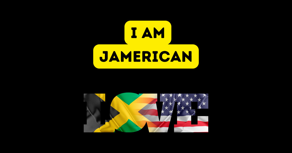 JAMERICAN - Jamerican - Sticker | TeePublic