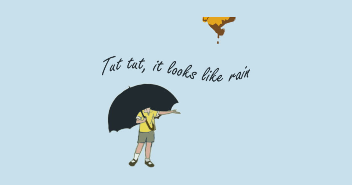 Looks Like Rain - Winnie The Pooh - T-Shirt | TeePublic