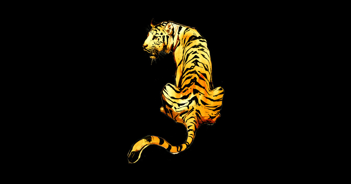 Just A Coy Tigress - Tiger - Sticker | TeePublic