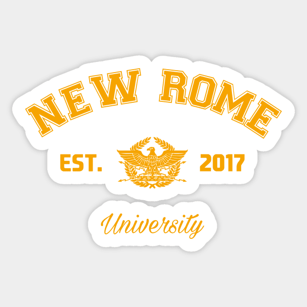 New Rome University Student Hoodie [HoO Timeline] - Percy - Sticker ...