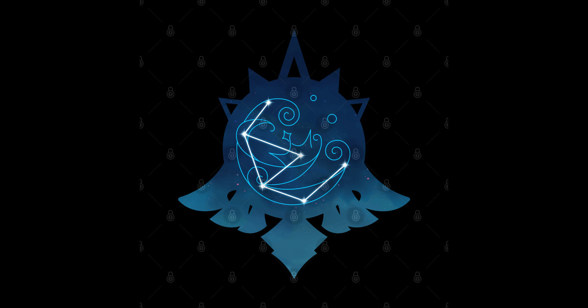 Eula Pendant Constellation - Genshin Impact - Sticker | TeePublic