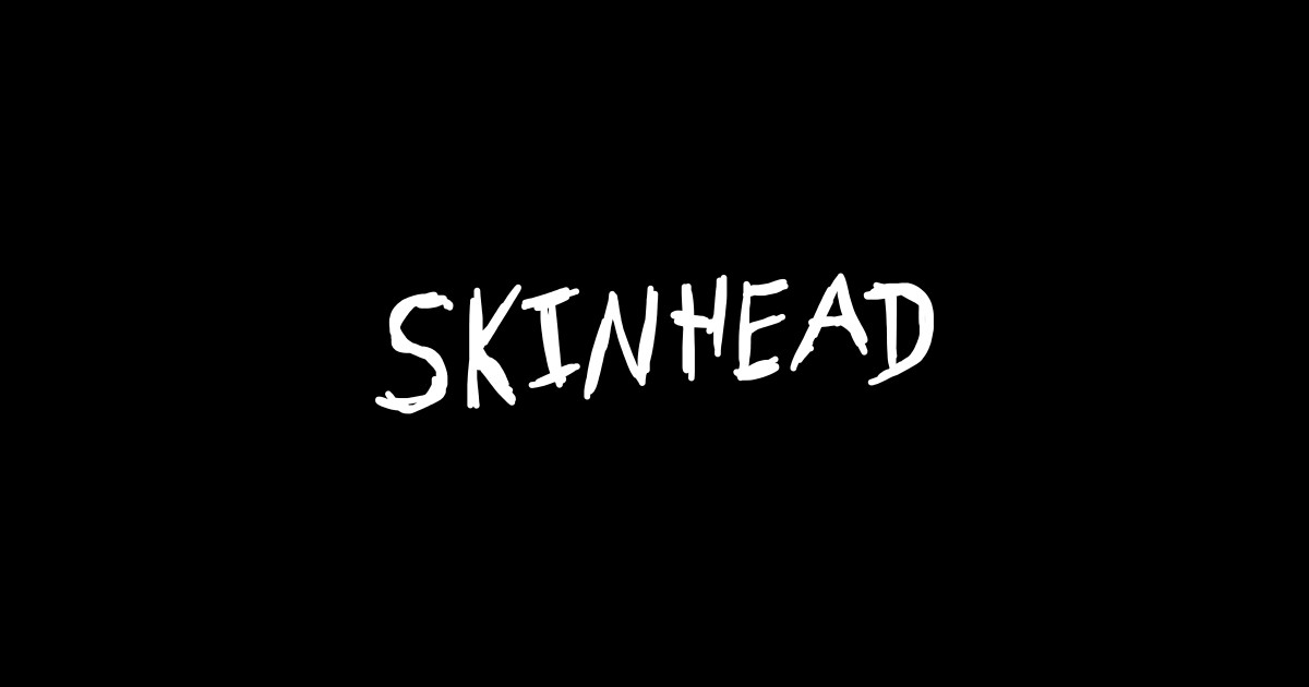 Dark and Gritty SKINHEAD sketch text font logo - Skinhead Reggae ...