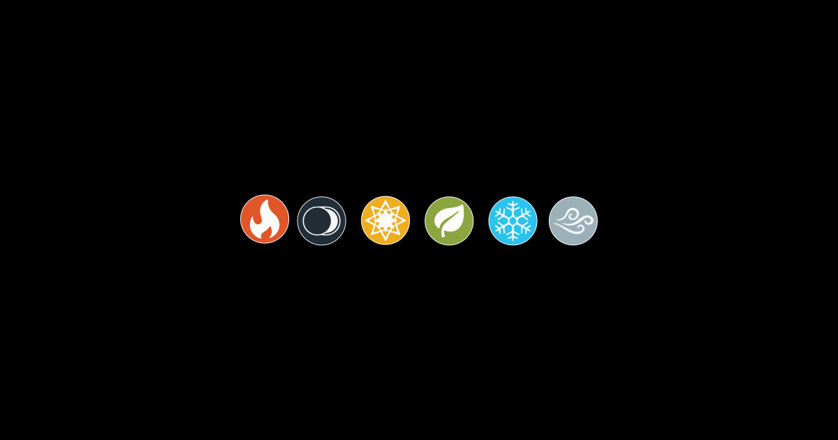 Gloomhaven Element Symbols Board Game Graphic - Tabletop Gaming ...