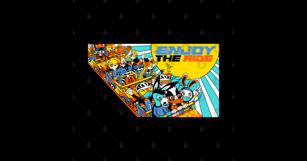 Enjoy the Ride (Album) Cover Art (Variant 2) - Moule - Sticker | TeePublic