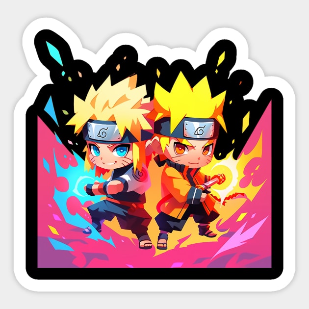 minato and naruto - Minato - Sticker | TeePublic