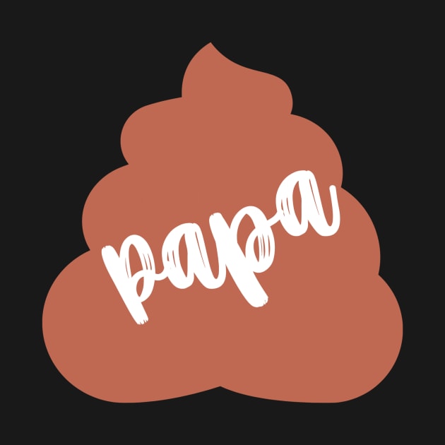 Papa Poop Family Emjoi Sticker - Papa - T-Shirt | TeePublic