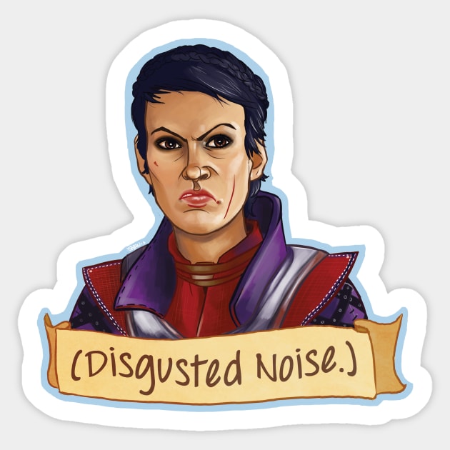 Disgusted Noise - Cassandra Pentaghast - Sticker | TeePublic