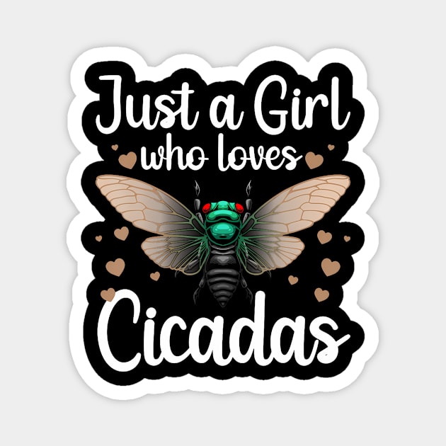 Funny Cicadas Art For Girls Kids Women Insect Lover Cicada - Funny ...