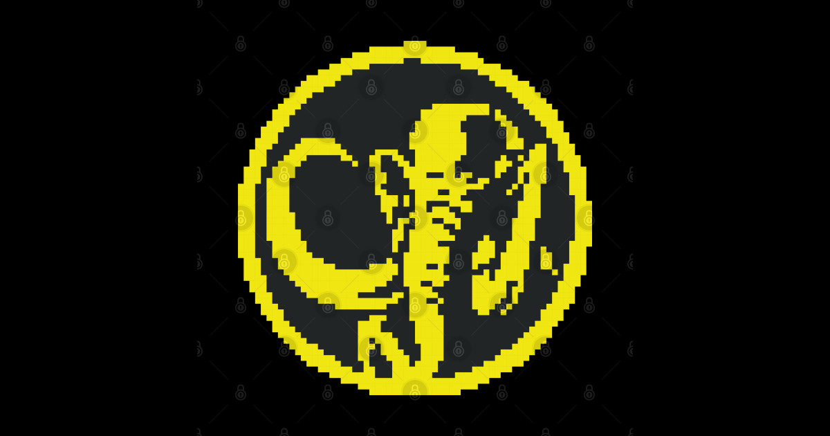 Black Ranger 8 bit pixelart - Black Ranger Pixelart - Sticker | TeePublic