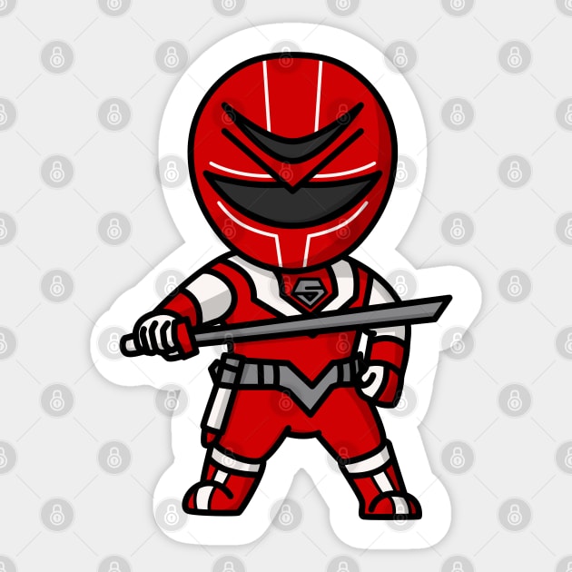 Red Mask Hikari Sentai Maskman Super Sentai Chibi Kawaii - Super Sentai ...