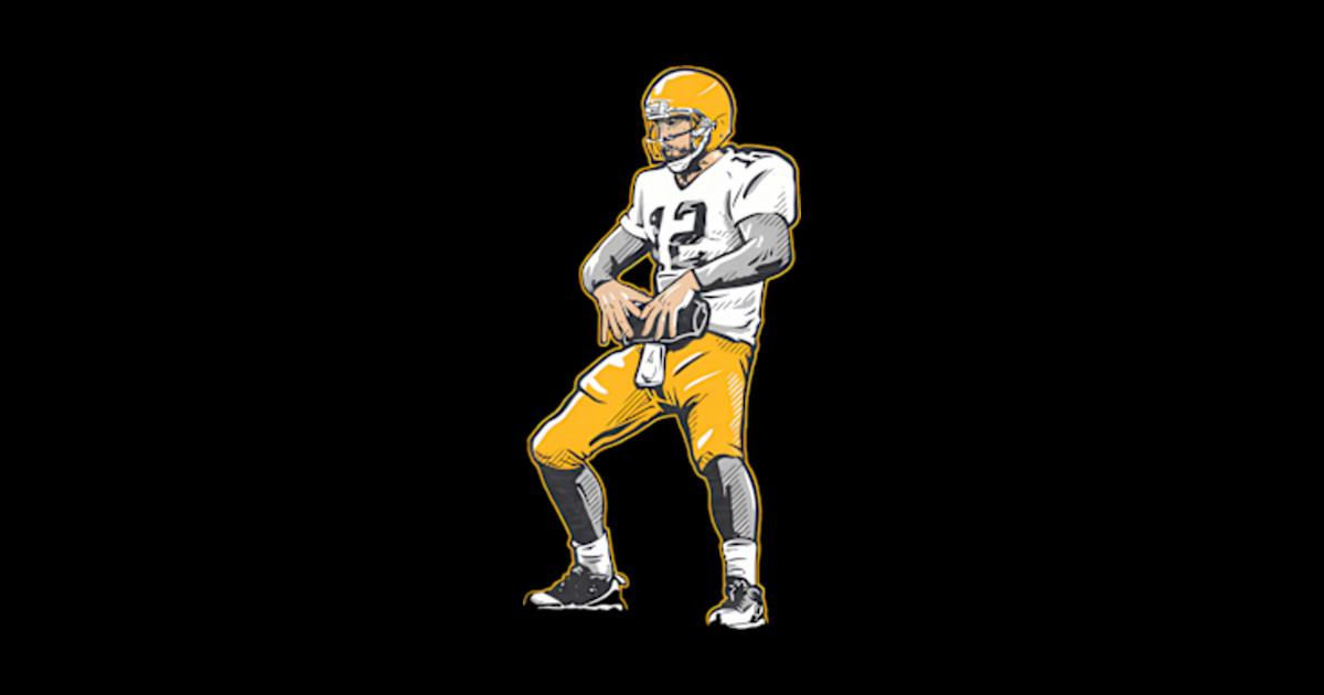 Aaron Rodgers Touchdown - Aaron Rodgers Touchdown - Sticker | TeePublic
