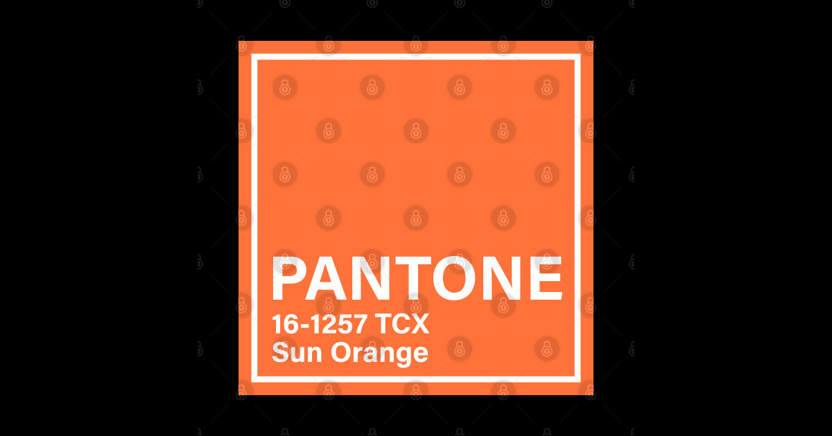 pantone 16-1257 TCX Sun Orange - Pantone 16 1257 Tcx Sun Orange ...