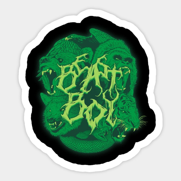 Beast Boy - Beast Boy - Sticker | TeePublic