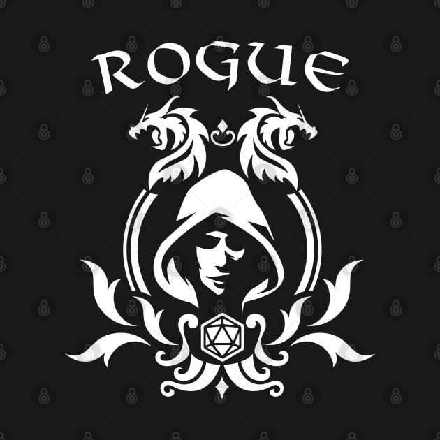 Dnd Rogue Class Symbol Print - Dnd Rogue - T-Shirt | TeePublic