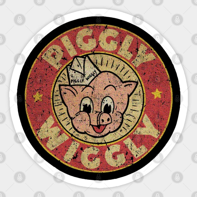 Piggly Wiggly Graphic Design - Piggly Wiggly - Sticker | TeePublic