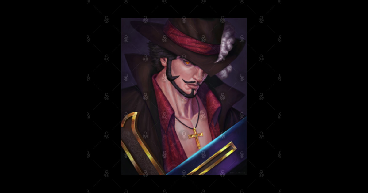 Hawk Eye Mihawk - Mihawk - Sticker | TeePublic