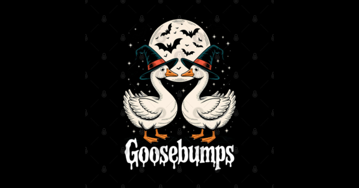 Goose Bumps Goosebumps Geese Fist Bump Halloween - Goose Bumps ...