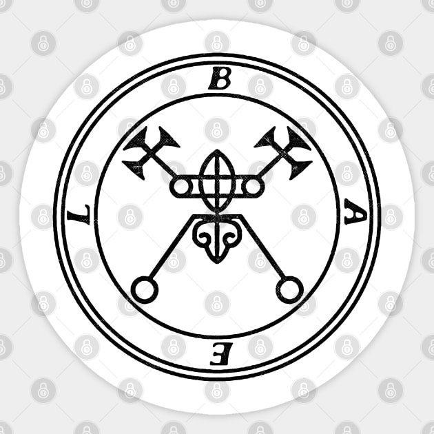 Seal Of Bael / Daemonology Symbol - Daemons - Sticker | TeePublic