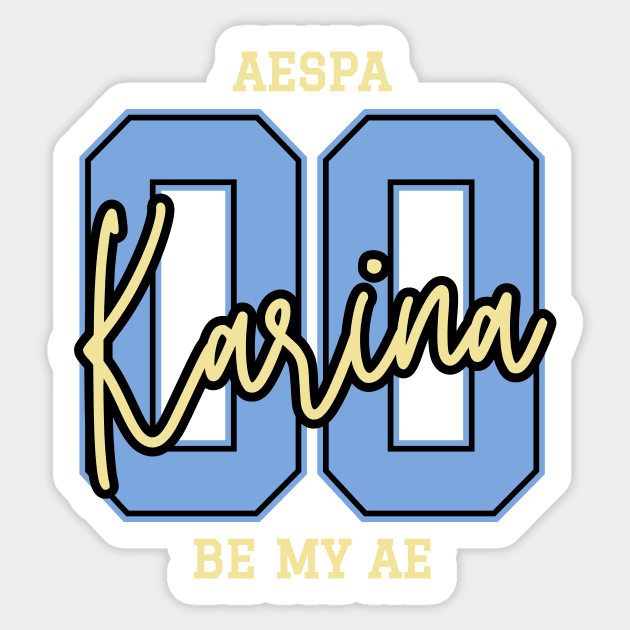 Karina Aespa College - Aespa - Sticker | TeePublic