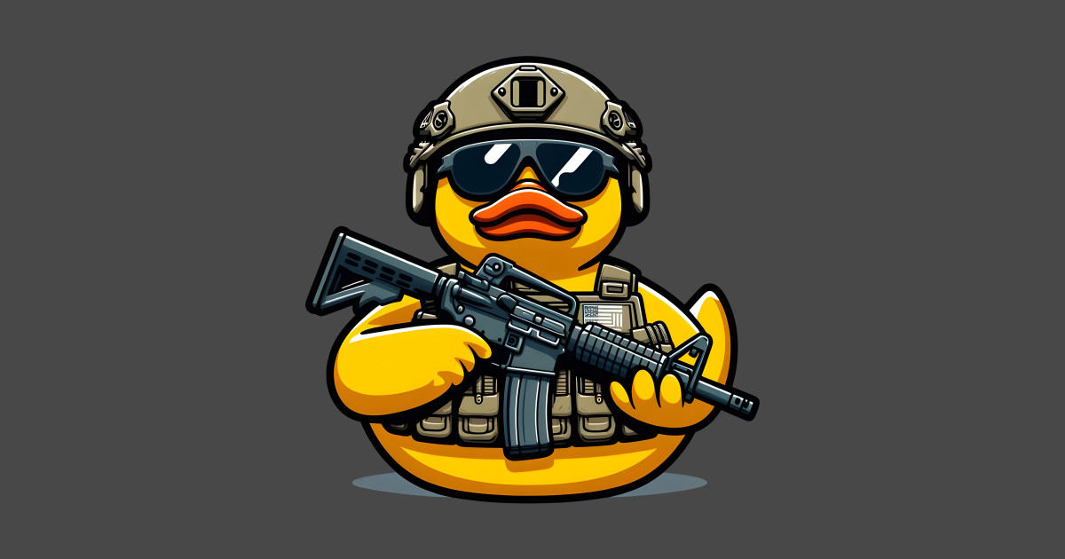 tactical Rubber Duck - Rubber Duck - T-Shirt | TeePublic