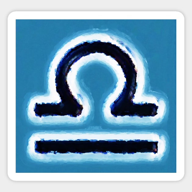 Libra Symbol - Libra - Sticker | TeePublic