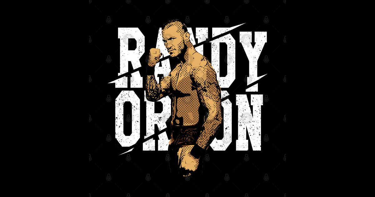 randy orton comic style design - Randy Orton - Sticker | TeePublic
