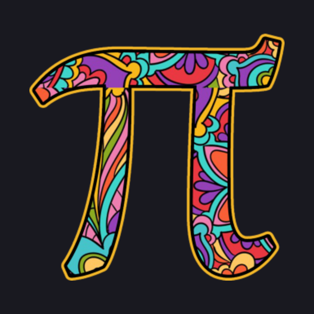 Pi Symbol Aztec Art - Pi Symbol - Baseball T-Shirt | TeePublic