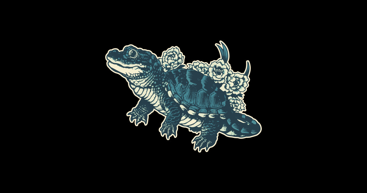 alligator snapping turtle - Snapping Turtle - Sticker | TeePublic