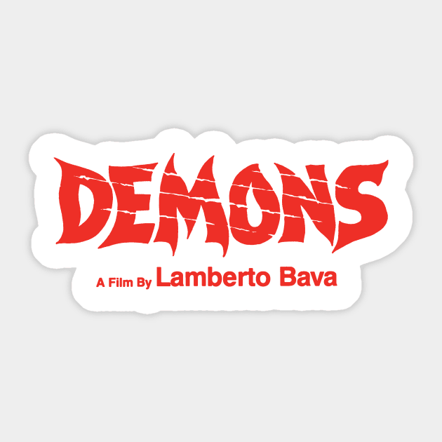 Demons (red) - Demons - Sticker | TeePublic