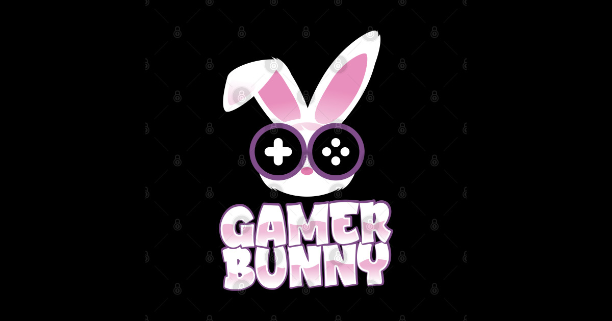 Gamer Bunny - Gamer Girls - Sticker | TeePublic