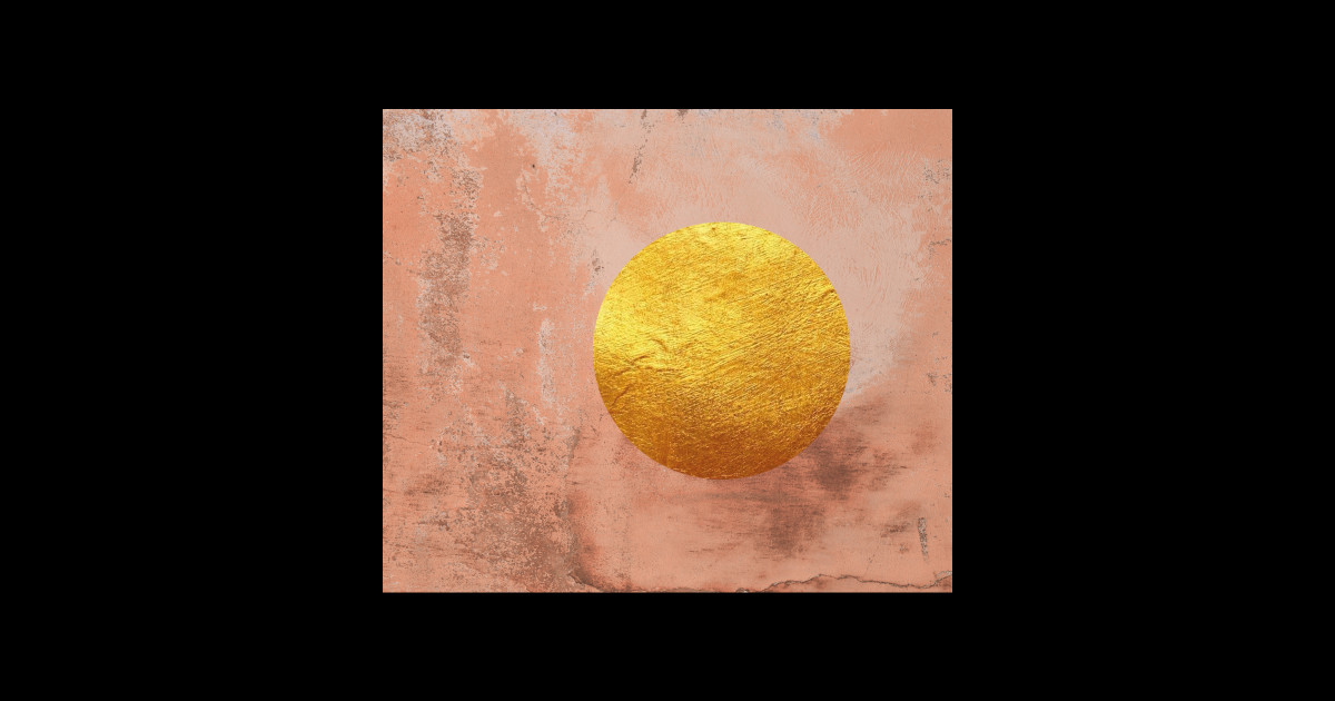 Beige concrete texture with golden moon - Texture - Posters and Art ...