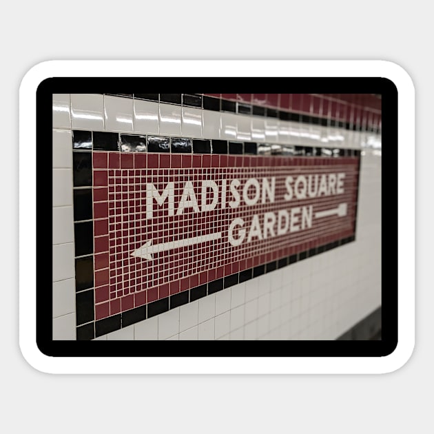 Madison Square Garden - Madison Square Garden - Sticker | TeePublic