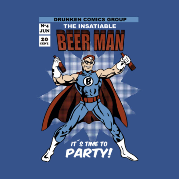 Beerman - Superhero - T-Shirt | TeePublic