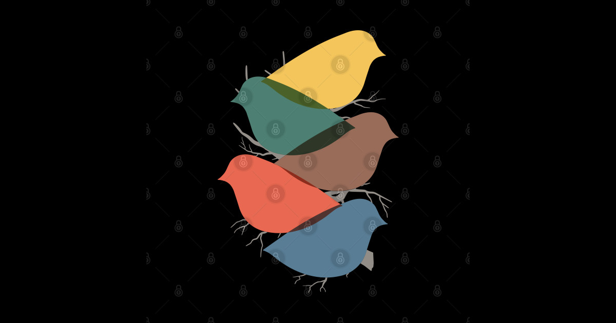 Simplify - Birds - Sticker | TeePublic