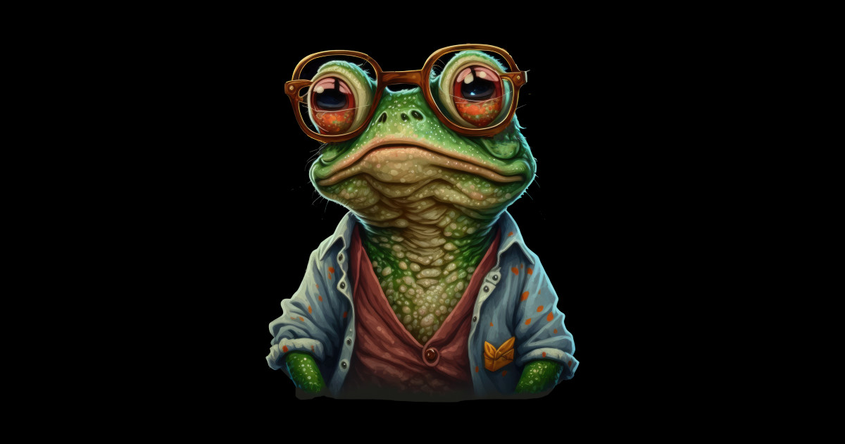 Funny Frog 4 - Doctor Frullpus - Funnyfrog - Sticker | TeePublic