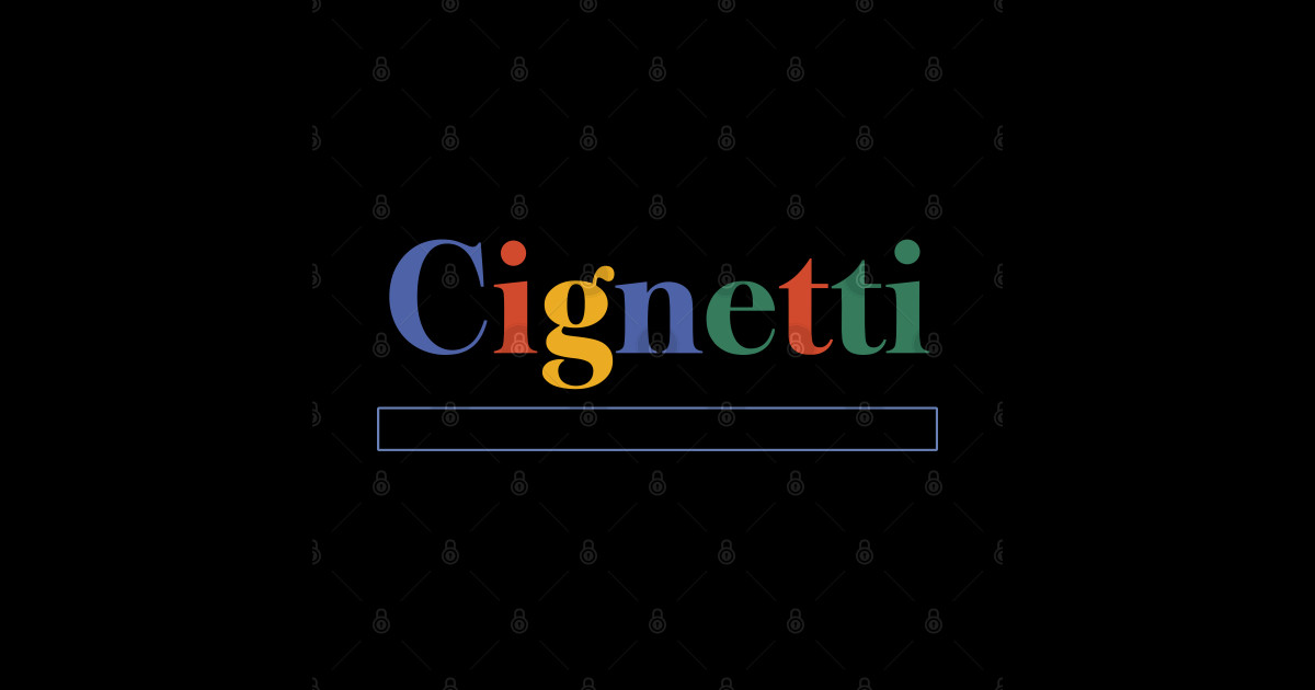 Cignetti I Win Search Bar - Cignetti I Win Search Bar - Sticker | TeePublic