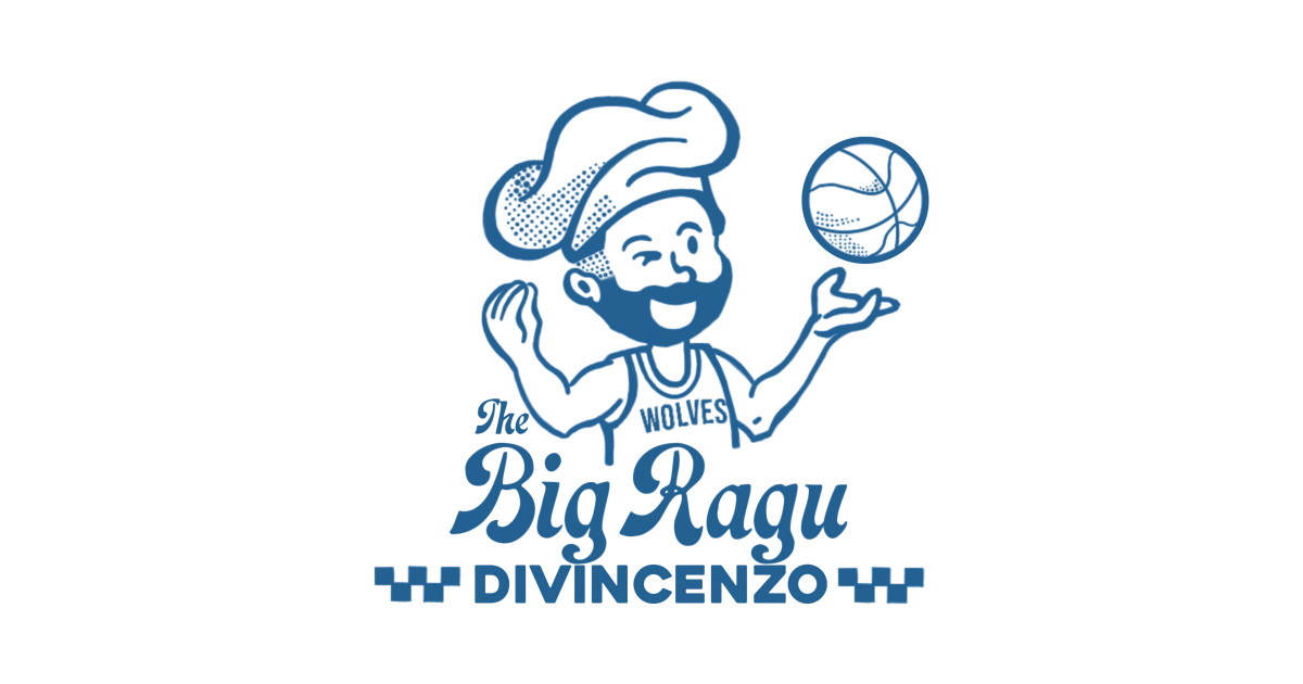Donte Divincenzo: The Big Ragu retro logo - Minnesota Timberwolves - T ...