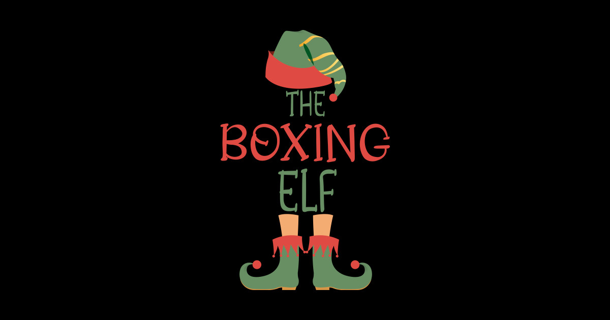 The Boxing Elf Family Christmas 2022 Matching Pajamas Santa Elf - The ...