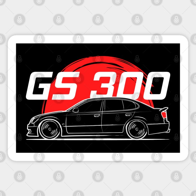 GS 300 JDM MK2 Art - Gs300 - Sticker | TeePublic