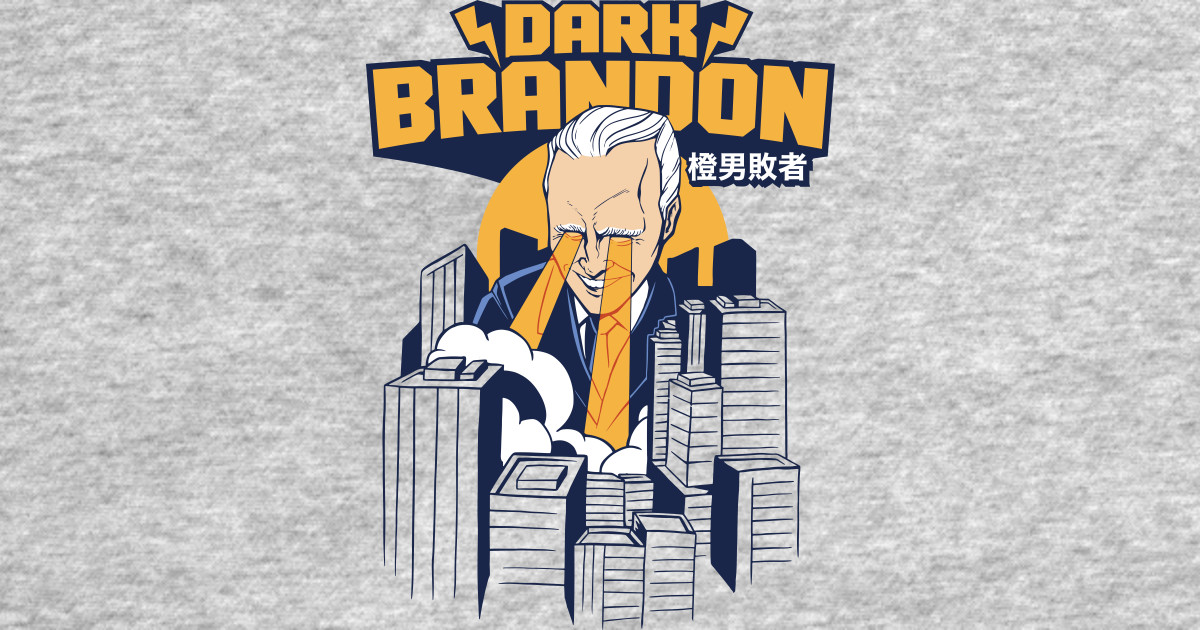 Dark Brandon Rises // Funny Dark Brandon Meme - Dark Brandon - T-Shirt ...