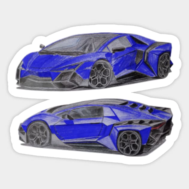 Lamborghini - Lamborghini - Sticker | TeePublic