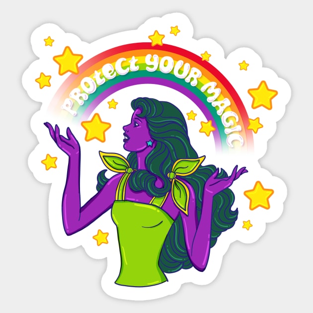 Protect Your Magic - Barbie - Sticker | TeePublic