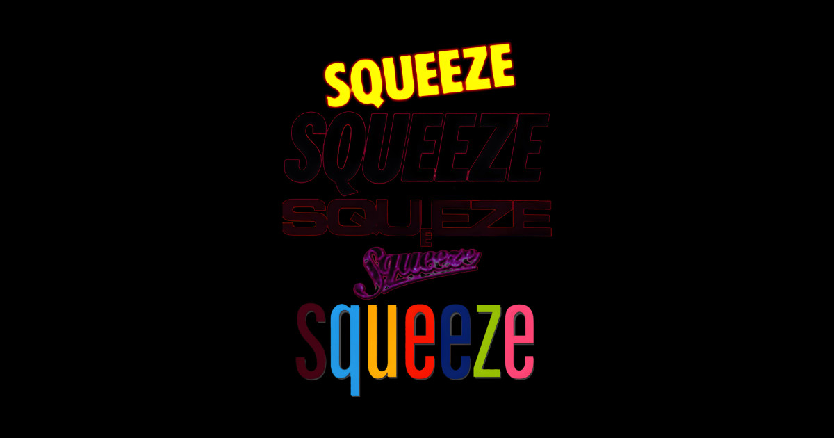 Album Fan Squeeze Logo Vintage Tour Band Music - Squeeze Band - Shorts ...