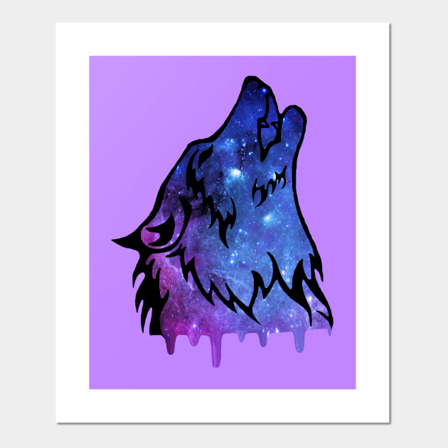 Galaxy Wolf - Wolf - Posters and Art Prints | TeePublic