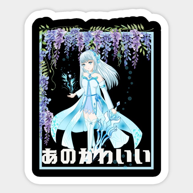 manga - Manga Girl - Sticker | TeePublic