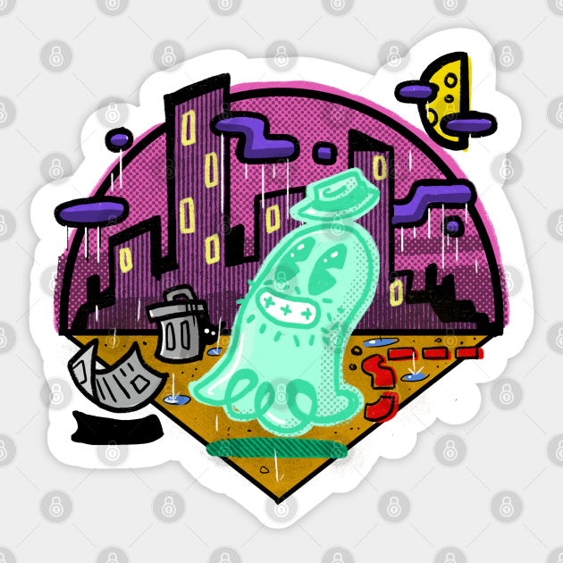 Dead Hobo - Ghost - Sticker | TeePublic