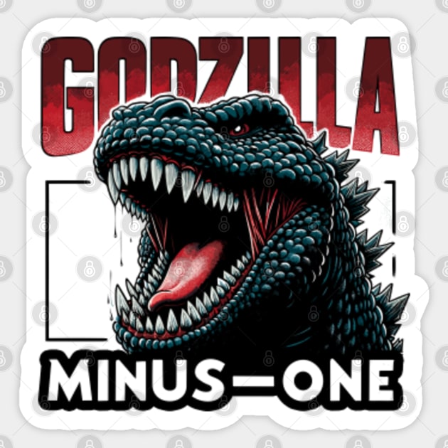 Godzilla Minus One - Godzilla Minus One - Sticker | TeePublic