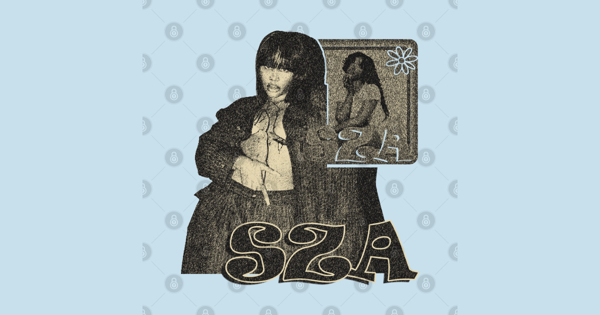 art drawing - SZA vintage - Sza Vintage - T-Shirt | TeePublic